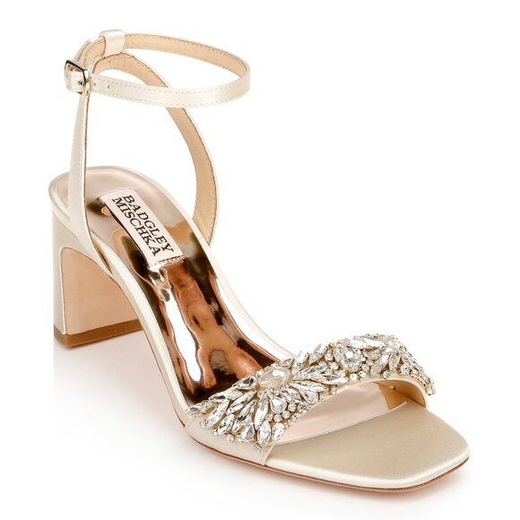 Badgley Mischka | Shoes | Badgley Mischka Marsha Blockheel Elegant ...